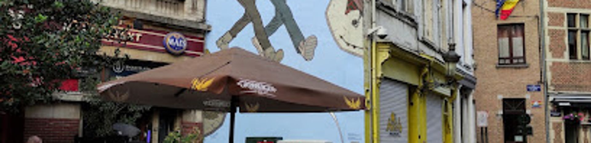 Discover the Whimsical World of Tintin: A Marvelous Comic Mural in Brussels